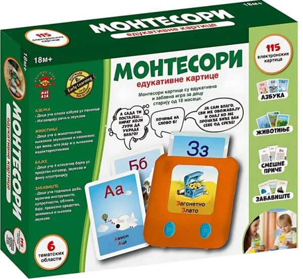 EDUKATIVNA IGRA MONTESORI KARTE 55791