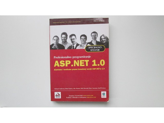 Asp.net 1.0 profesionalno programiranje 1, Wrox-CET