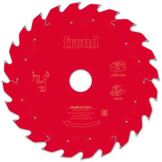 FREUD 210x2,0x30mm 24Z tanki list cirkularne testere za stone cirkulare za sečenje drveta FR15W001TC