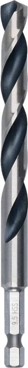 Bosch Metal HSS spiralna burgija, 9,5x81x125 mm, HEX prihvat od 1/4 inča (2608577882)