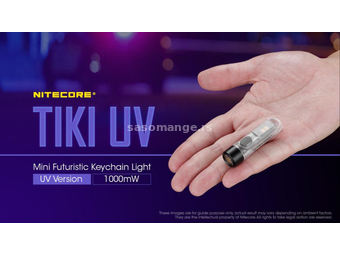 UV baterijska lampa/privezak NITECORE TIKI UV 1.000mW