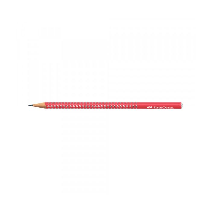 Grafitna olovka Faber Castel GRIP HB Sparkle candy cane red 118240