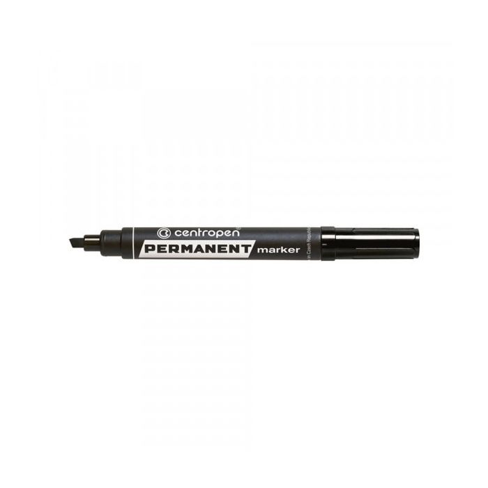 Permanent marker CENTROPEN 8576 2mm kosi vrh crni