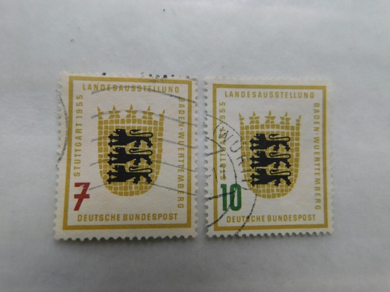 DEUTSCHE BUNDESPOST 1955 KOMPLET SERIJA