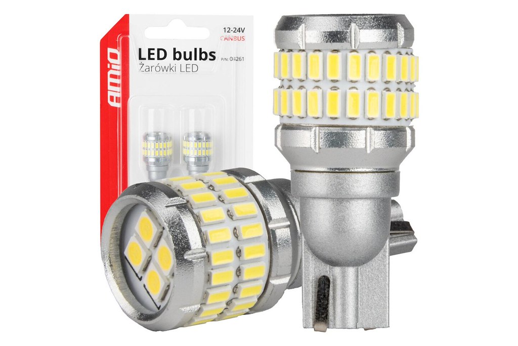 CANBUS LED sijalice T15 V16V 48SMD 4SMD 3014 3030 Bela 12V 24V AMIO-04261 Preporučujemo