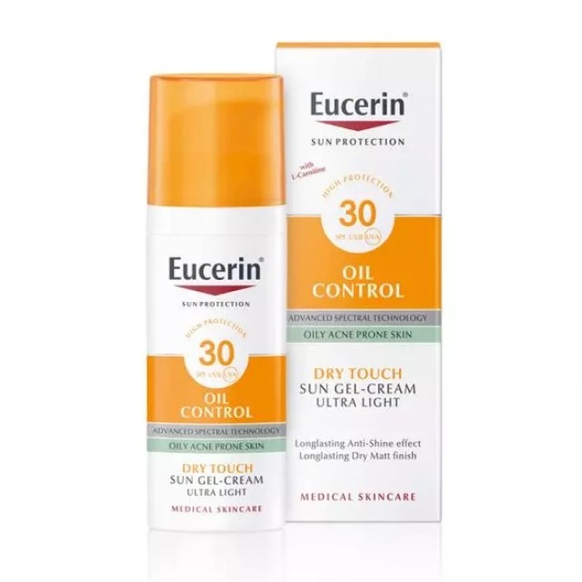 EUCERIN OIL CONTROL ZA ZAŠTITU MASNE KOŽE OD SUNCA SPF 30+ - Preparat za zaštitu lica za svaki dan