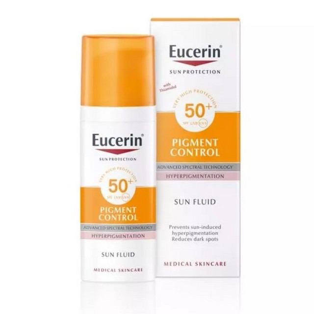 EUCERIN PIGMENT CONTROL FLUID ZA ZAŠTITU OD SUNCA SPF 50+ - Preparat za sve tipove kože