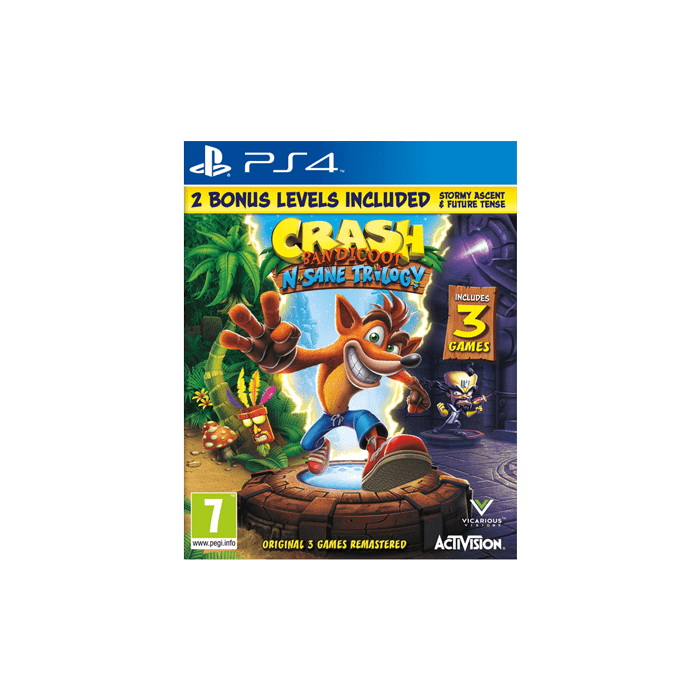 Igra PS4 Crash Bandicoot N-Sane Trilogy Platforma, PEGI 7