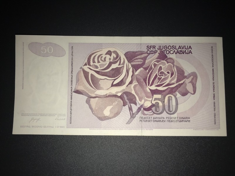 JUGOSLAVIJA 50 DINARA.1990.UNC.