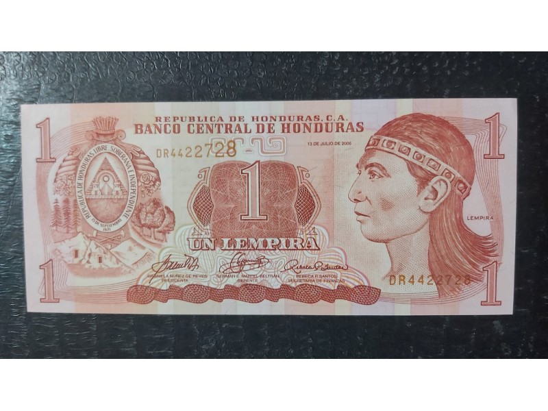 1 lempira 2006 god Honduras UNC