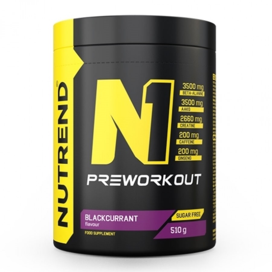 NUTREND N1 PRE-WORKOUT Blackcurrant 510g