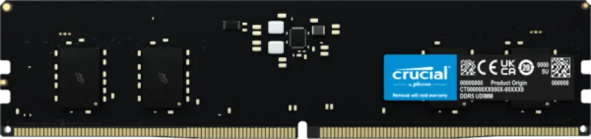 Memorija DDR5 UDIMM Crucial 8 GB - 4800 MHz, CT8G48C40U5