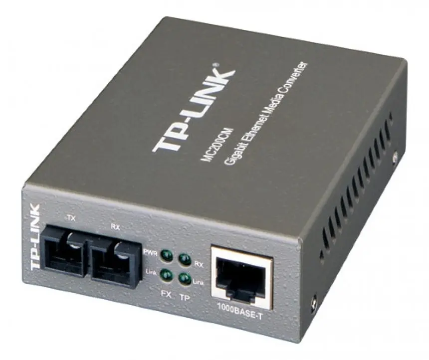TP-Link MC200CM Gigabit Ethernet 1000Mb/s Fiber multi-mode konverter dometa do 550m (SC)