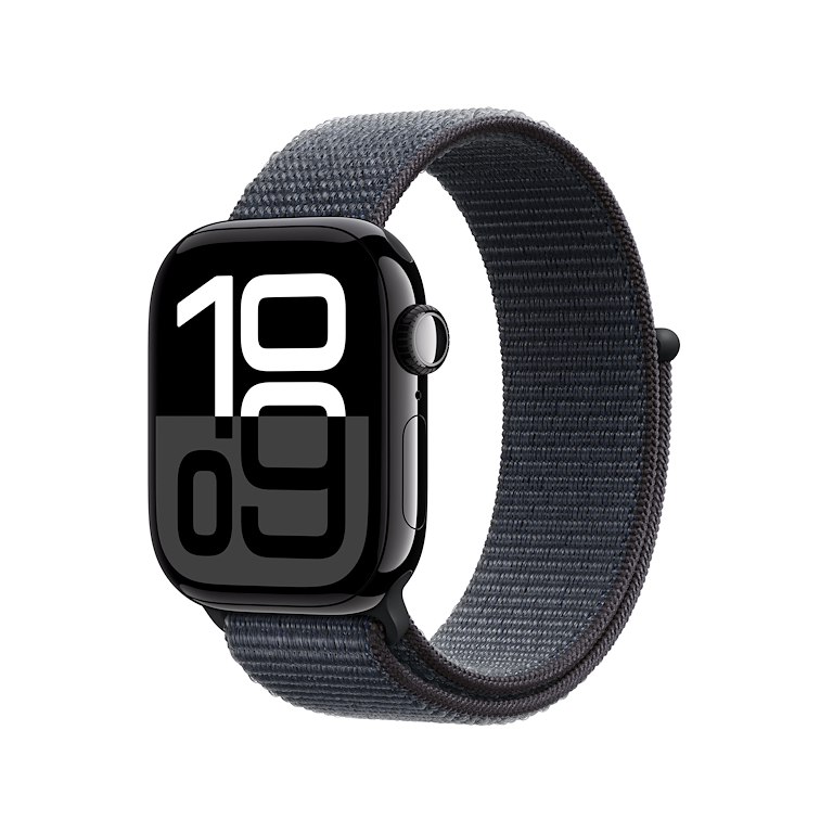 Apple Watch S10 GPS (MWWG3QV/A) 42mm Jet Black with Ink Sport Loop pametni sat