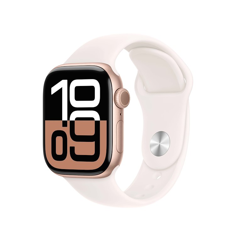 Apple Watch S10 GPS (MWWH3QV/A) 42mm S/M Rose Gold with Light Blush Sport Band pametni sat