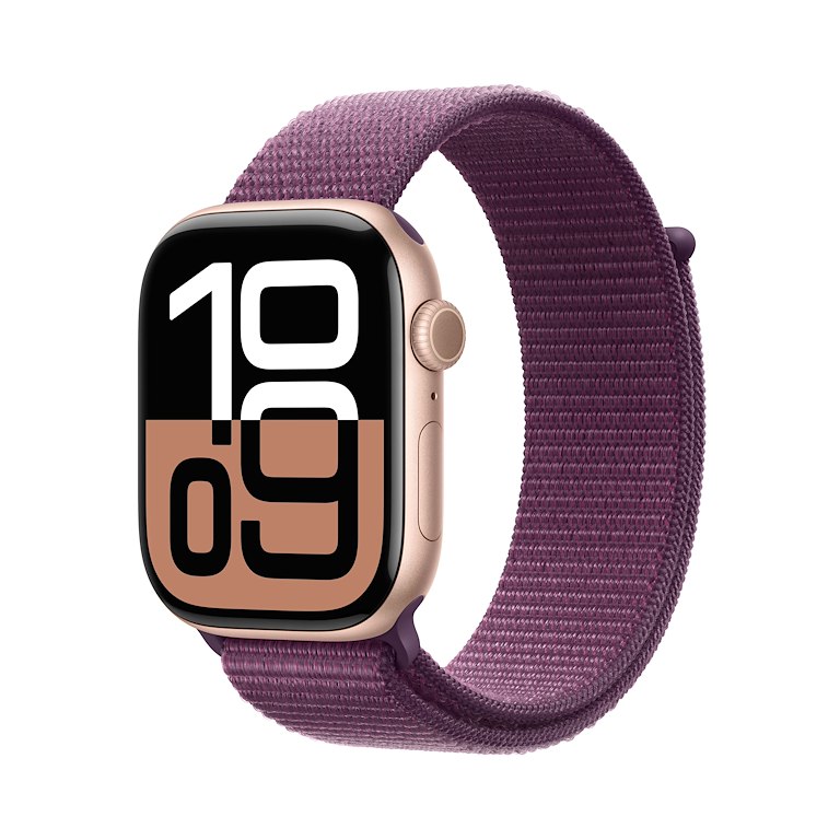 Apple Watch S10 GPS (MWWV3QV/A) 46mm Rose Gold with Plum Sport Loop pametni sat