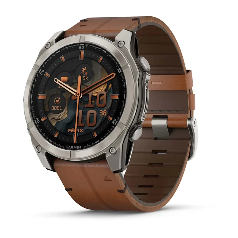 Garmin Fenix 8 Sapphire srebrno braon pametni sat 51mm