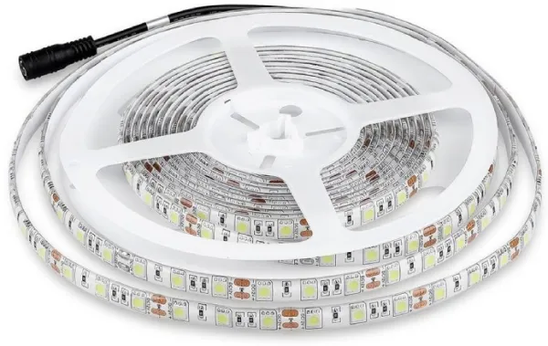 V-TAC LED TRAKA 5050 60LED, 10W, 12V, 3000K, IP65, SKU-2149