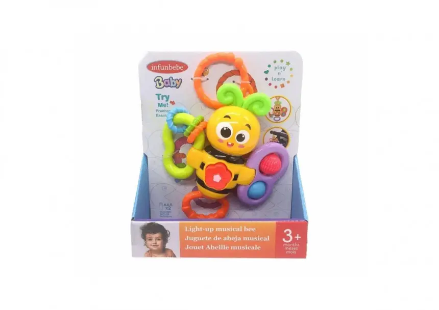 INFUNBEBE IGRACKA ZA BEBE LIGHT-UP MUSICAL BEE (LSB787)