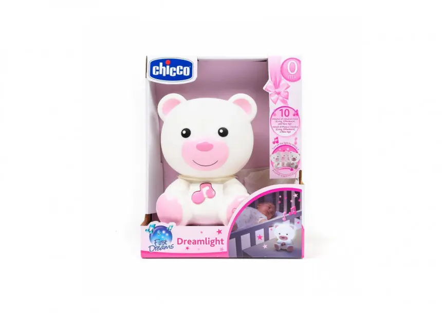 CHICCO NOĆNA LAMPA DREAM LIGHT ROZE