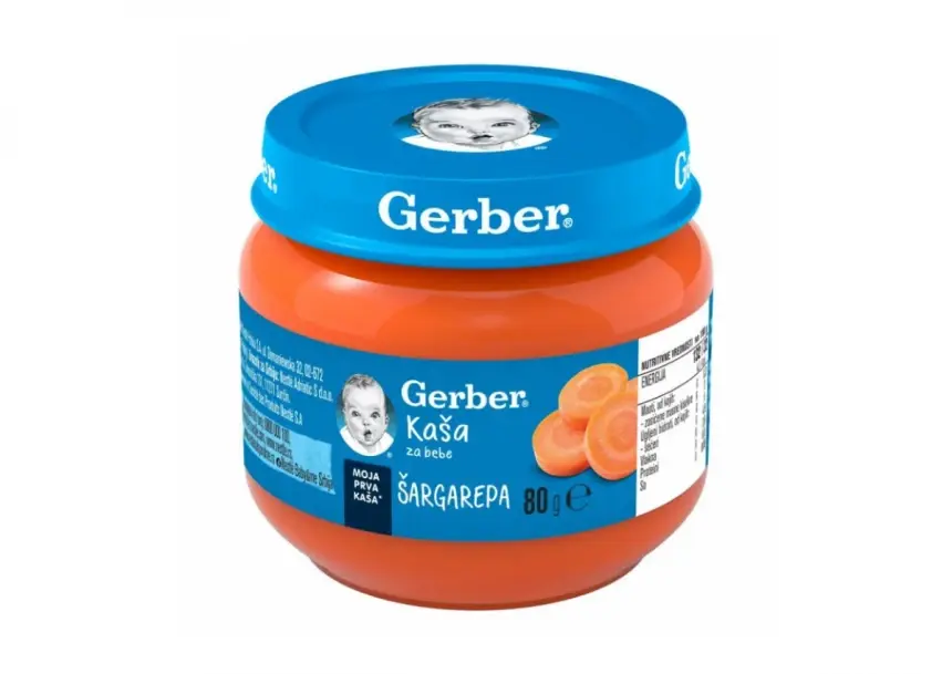 GERBER KAŠICA OD ŠARGAREPE 80G