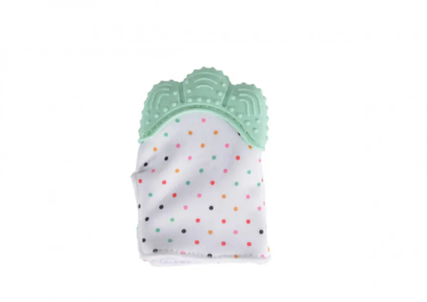 Venco RUKAVICA GLODALICA ZA BEBE OLIVE MINT (CAN8213)