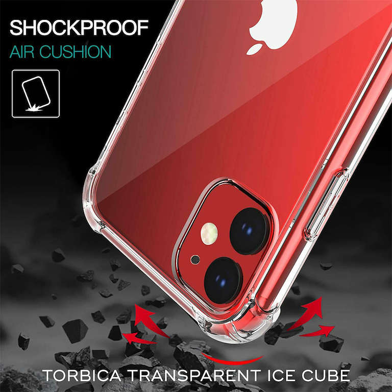 TORBICA TRANSPARENT ICE CUBE ZA XIAOMI REDMI NOTE 14 PRO PLUS