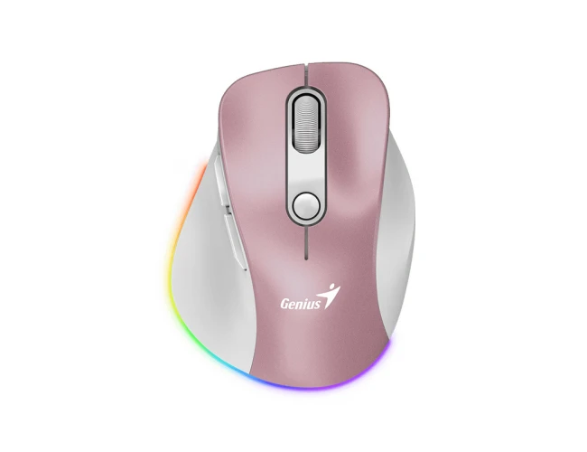 Genius Ergo 9000S Pro Pink 2.400 DPI bežični optički miš rozi