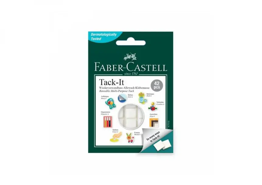 Kreativna traka samolepljivi jastučići Faber Castell bela 30gr. 1/42 187053