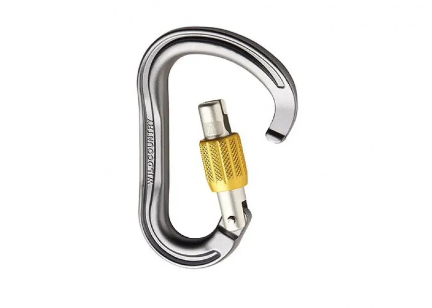 KARABINER HMS WILDCOUNTRY XENON grey-yellow