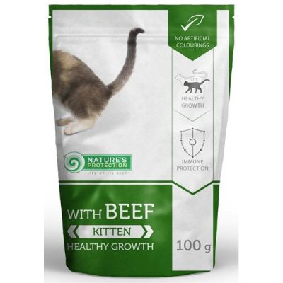 Nature's Protection Kitten Preliv Govedina 100g