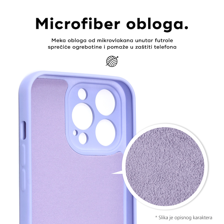 TORBICA TERACELL SOFT VELVET ZA XIAOMI REDMI 14C LJUBICASTA