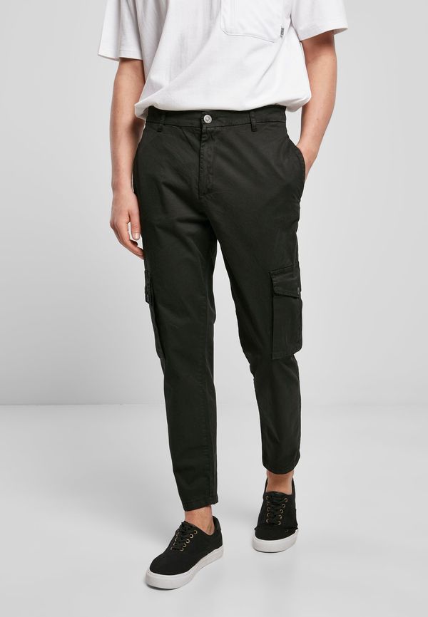 TAPERED CARGO PANTS BLACK