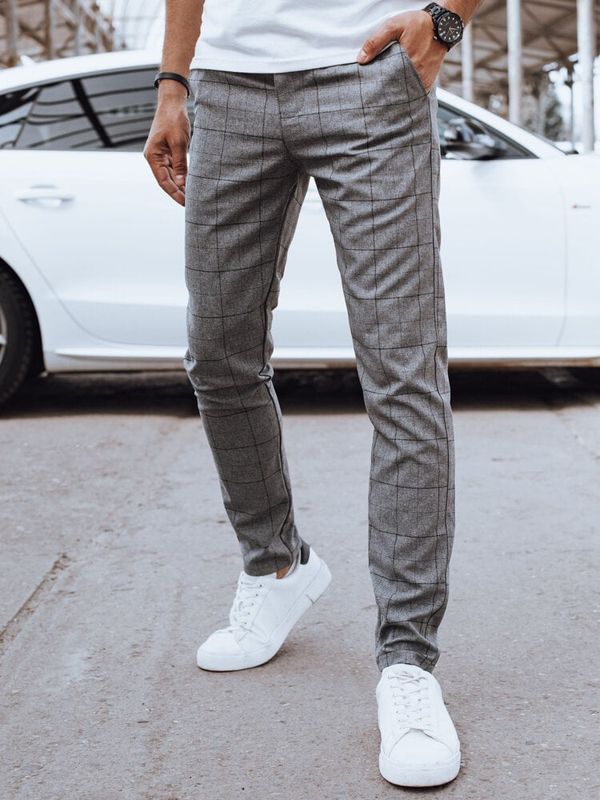 SPODNIE MĘSKIE CASUAL CIEMNOSZARE DSTREET