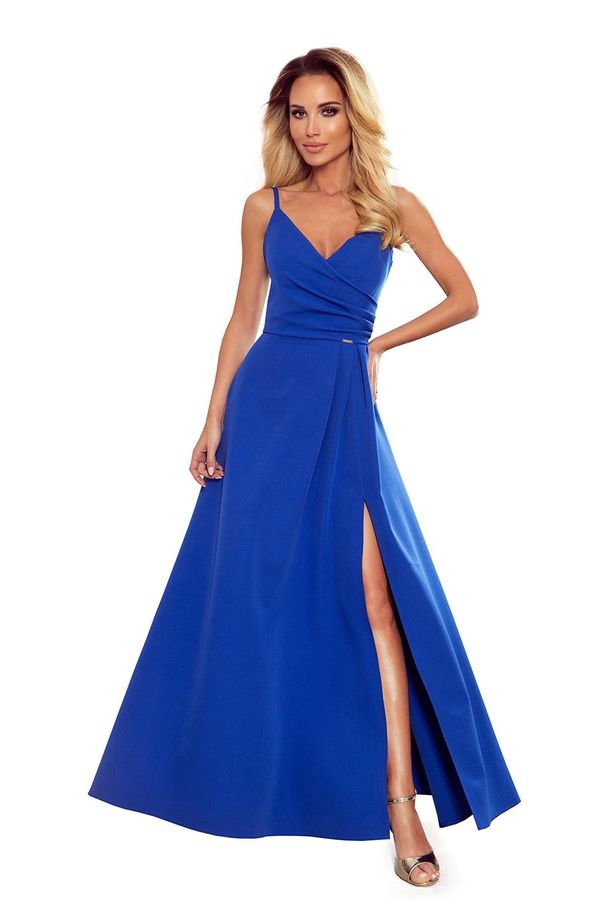 ELEGANT MAXI DRESS WITH STRAPS NUMOCO