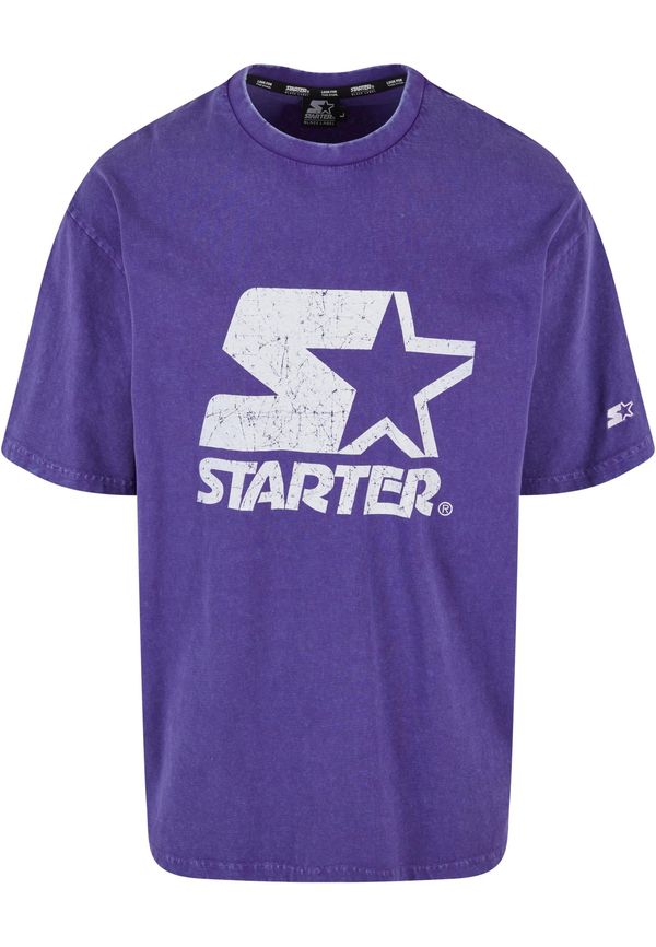 MEN'S T-SHIRT STARTER LOGO OVERSIZE ACID PURPLE