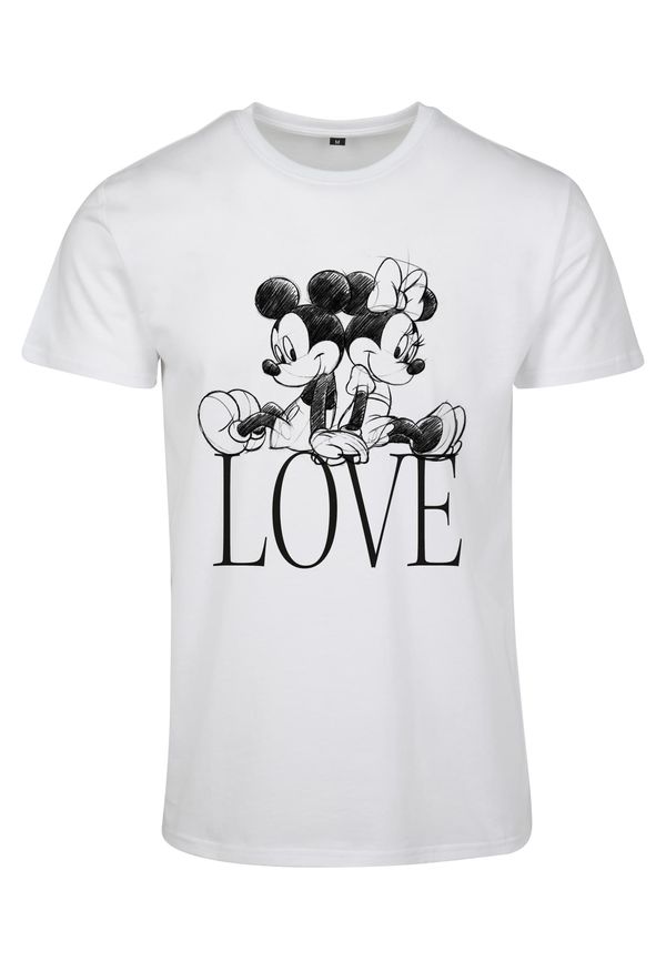 MINNIE LOVES MICKEY TEE WOMEN'S T-SHIRT WHITE