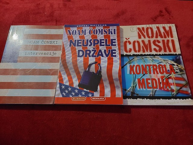 Noam Čomski komplet 1-3