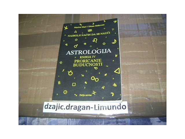 Astrologija knjiga IV Proricanje budućnosti