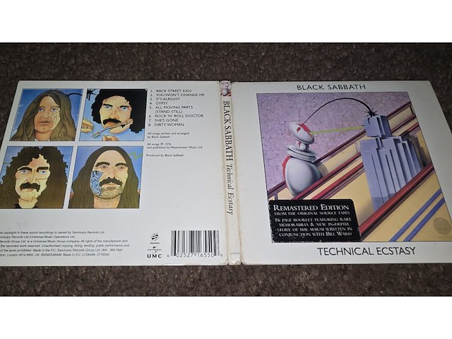 Black Sabbath - Technical ecstasy , ORIGINAL