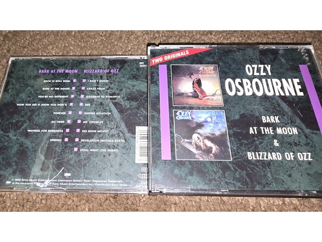 Ozzy Osbourne - Bark at the Moon / Blizzard of Oz 2CDa