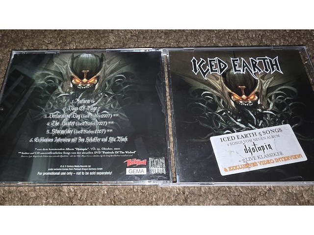 Iced Earth - Iced Earth 5 songs , ORIGINAL