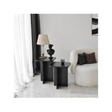 HANAH HOME Set pomoćnih stočića Blues Black