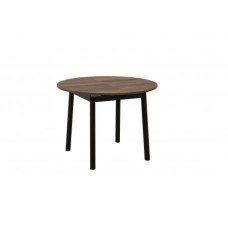 HANAH HOME Trpezarijski sto Oliver Walnut Black