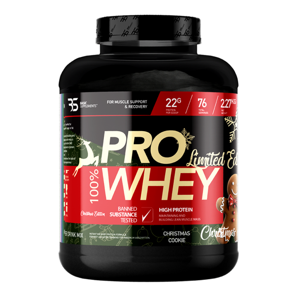 PRO WHEY 2,27KG – CHRISTMAS COOKIE (LIMITED EDITION)