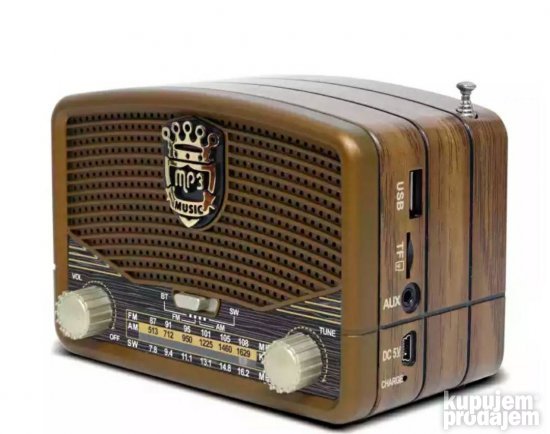 Retro radio – tranzistor na baterije i struju – MK-619BT