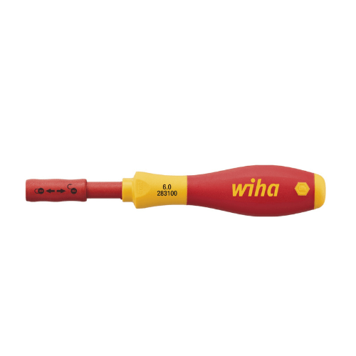 Wiha 34577 Odvijač sa izmenljivim nastavcima SoftFinish® električarski slimVario, 6 mm