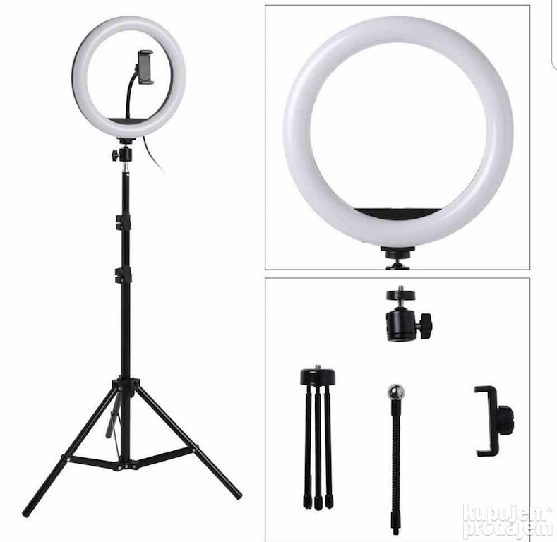 Ring Light 26cm Ring light sa stativom Svetleci prsten 10″