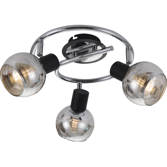 Spot plafonska lampa hrom 3xE14 M160532