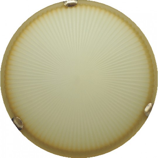 Plafonjera staklena braon 30cm E27